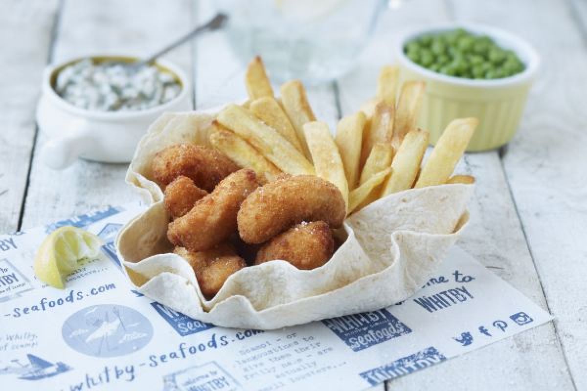 Whitby Wholetail Breaded Scampi - Whitby Seafoods